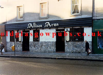 The Allison Arms - Old Glasgow Pubs