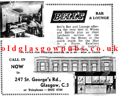 Bells Bar. - Old Glasgow Pubs