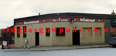 Benson's. - Old Glasgow Pubs