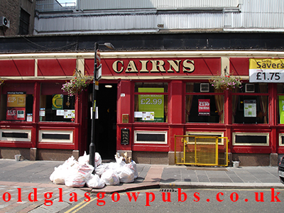 Cairns Bar. - Old Glasgow Pubs