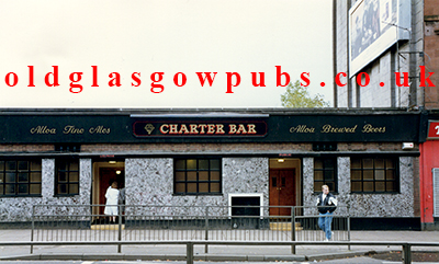 The Charter Bar. - Old Glasgow Pubs