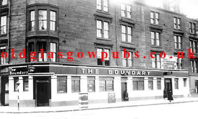 The Boundary Bar. - Old Glasgow Pubs